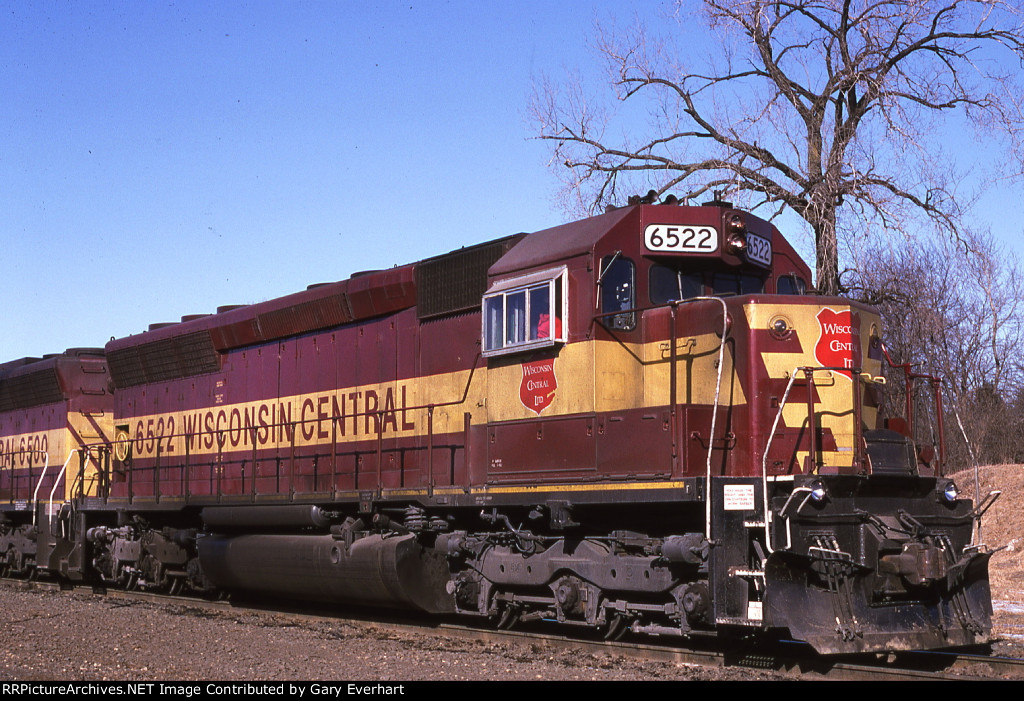 WC SD45 #6522 - Wisconsin Central